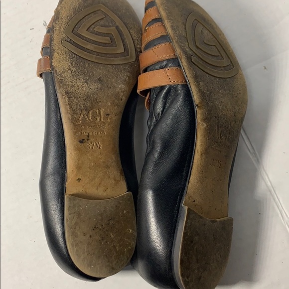 Agl | Shoes | Nice Leather Agl Flats Sz7 2 | Poshmark